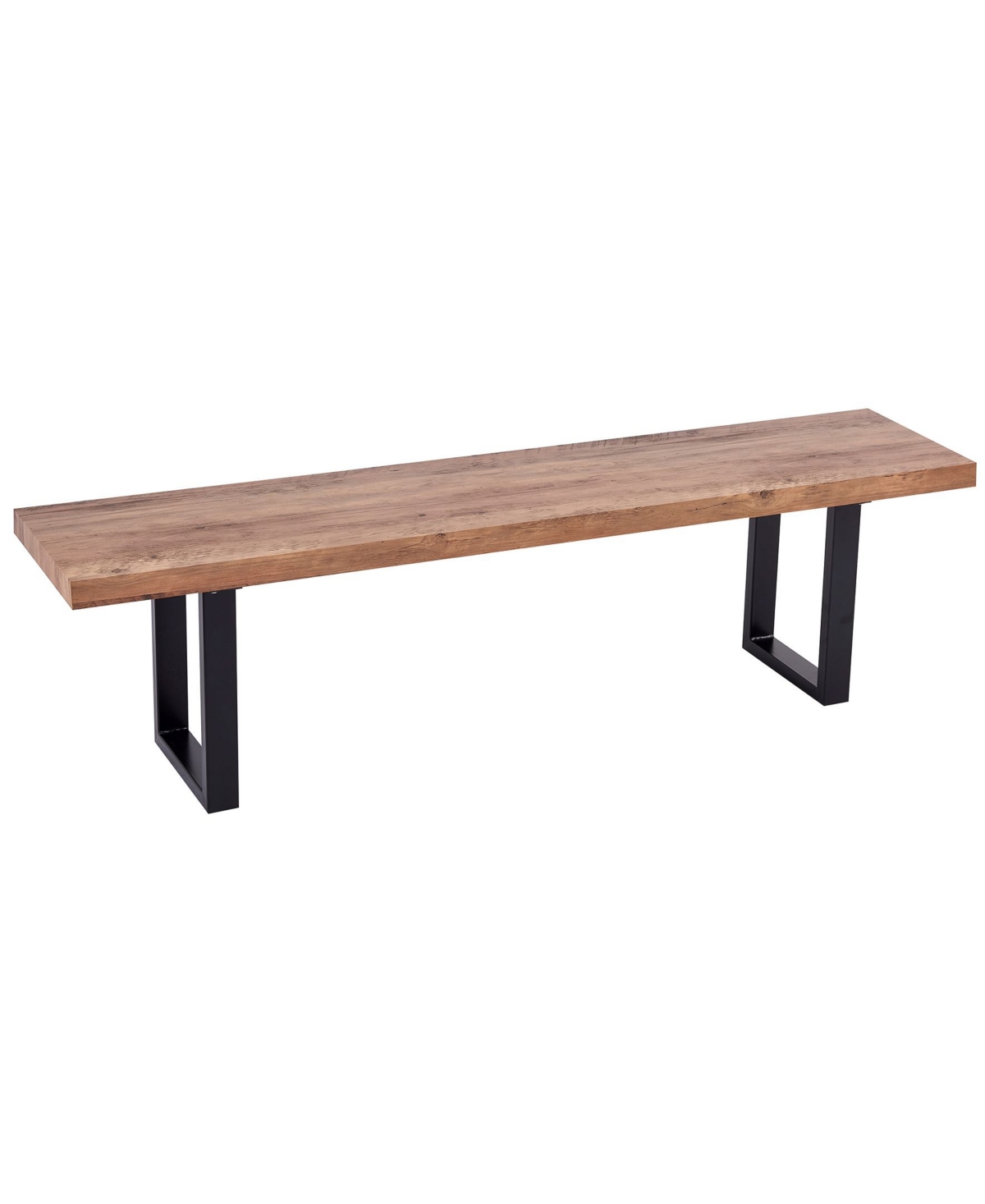 Click here for Bazely Industrial Chic Dining Bench - Brown prices