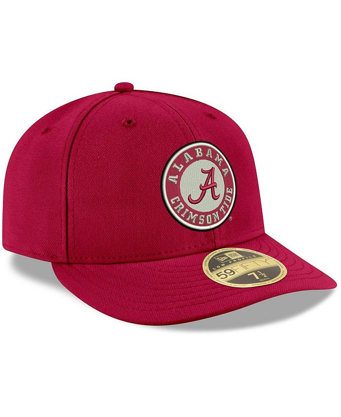 New Era Men's Crimson Alabama Crimson Tide Primary Logo Basic Low ...