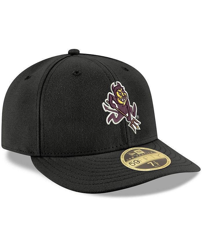 New Era Men's Black Arizona State Sun Devils Basic Low Profile 59FIFTY ...