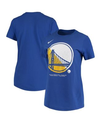 Women's Royal Golden State Warriors Logo Team Performance T-shirt - Macy's