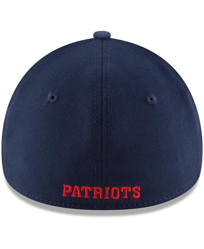 New Era Men's Navy New England Patriots Throwback Logo Team Classic ...