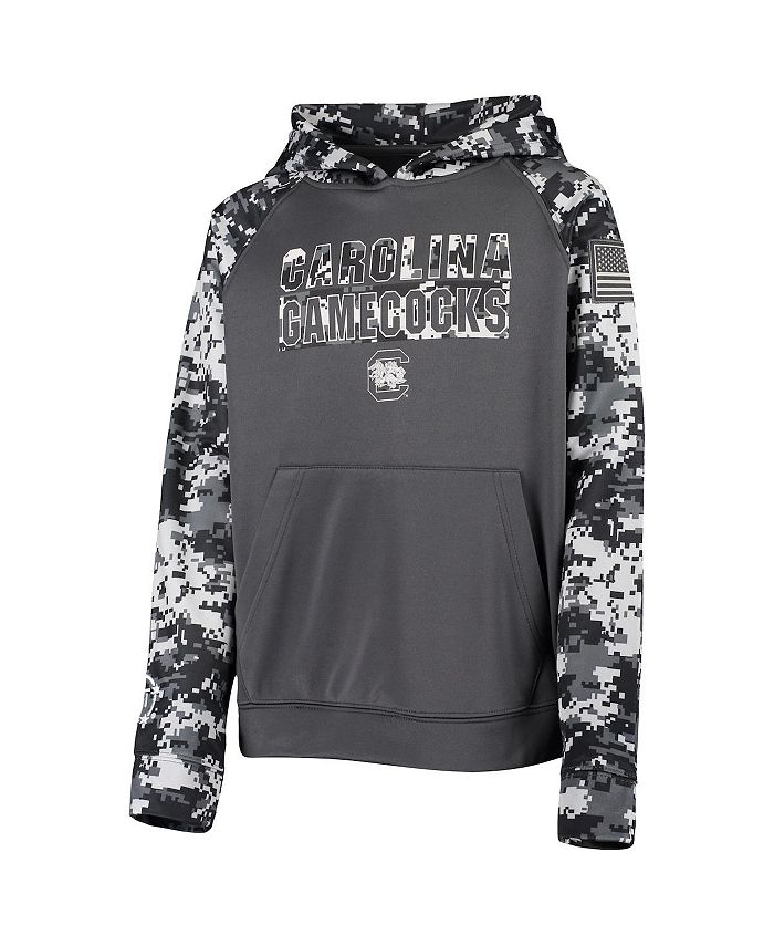 Colosseum Big Boys Charcoal South Carolina Gamecocks OHT Military-Inspired Appreciation Digital ...