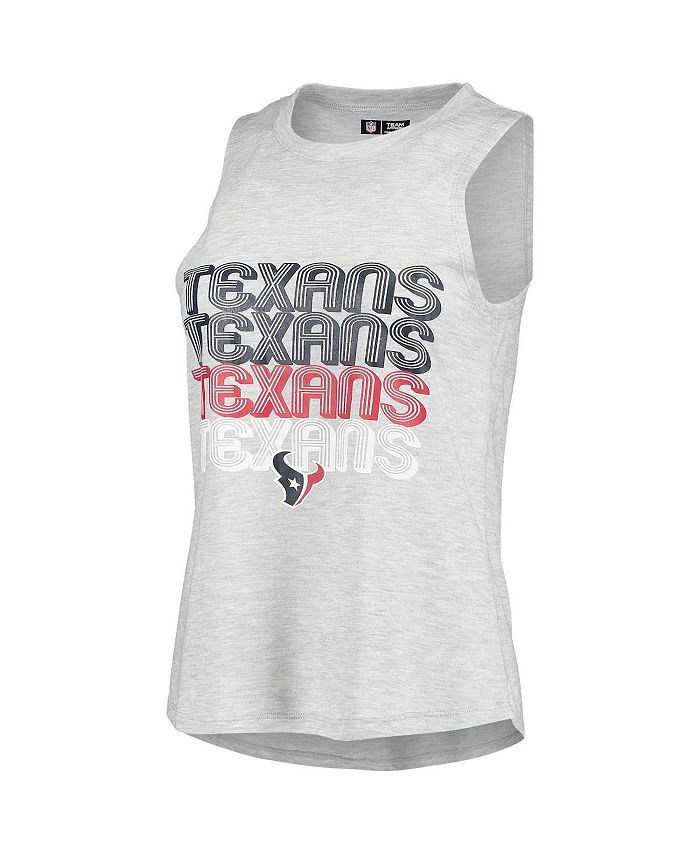 Concepts Sport Women's Heathered Gray, Black Houston Texans Profound ...