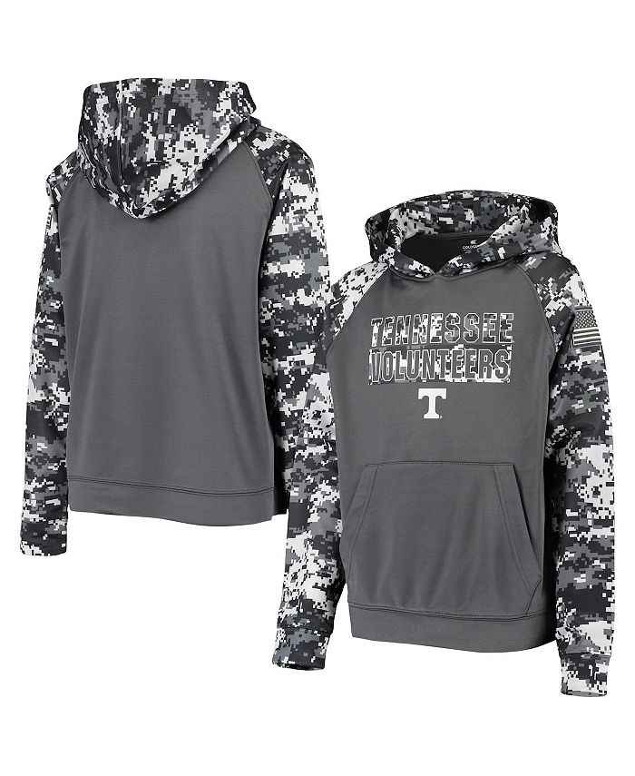 Colosseum Big Boys Charcoal Tennessee Volunteers OHT Military-Inspired Appreciation Digital Camo ...