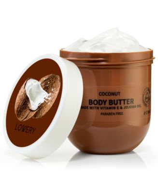 Coconut Scented Whipped Body Butter, Bath and Body Care Cream, 170ml ...
