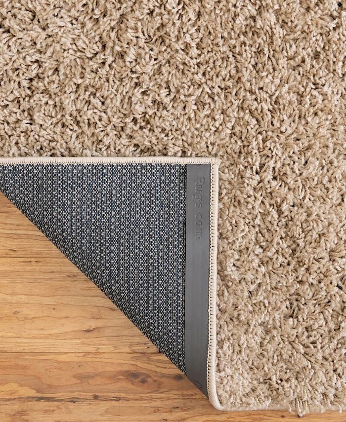 Bayshore Home Always Shag Solid 7' x 10' Area Rug - Macy's