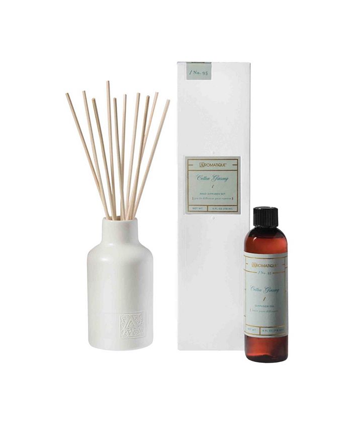 Aromatique Cotton Ginseng Reed Diffuser, Set of 11 - Macy's