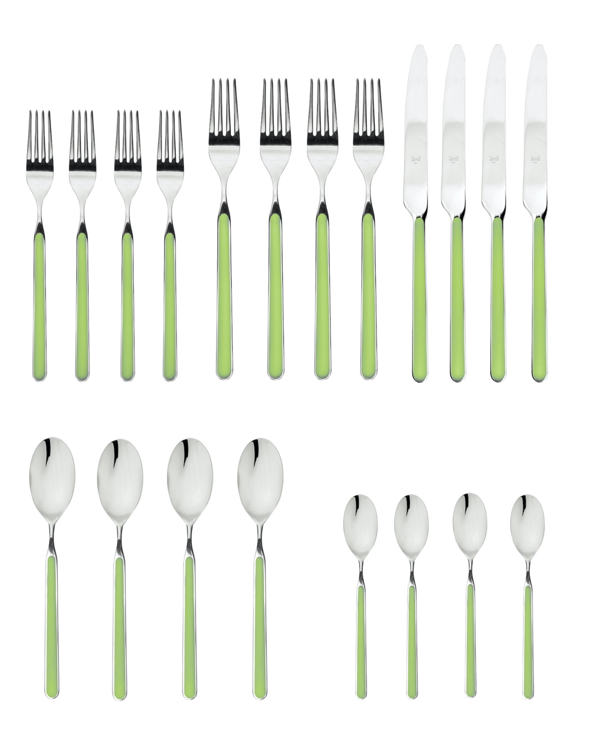 Click here for Mepra Fantasia Flatware Set  20 Piece - Green prices