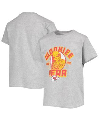 Big Boys Junk Food Heather Gray Kansas City Chiefs Star Wars Wookie of ...