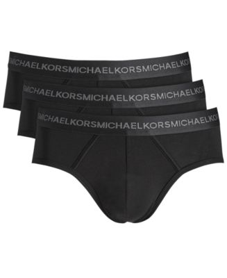 Michael Kors Men's 3-Pk. Low Rise Stretch Briefs - Macy's