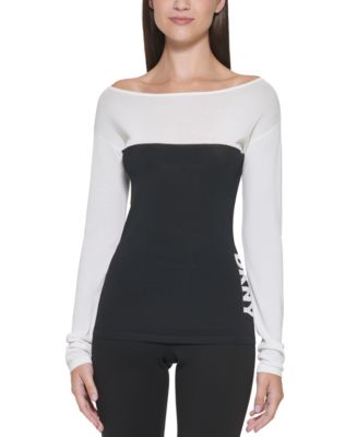 DKNY Colorblocked Sweater - Macy's