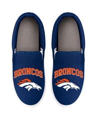 Women's FOCO Denver Broncos Big Logo Slip-On Sneakers - Macy's
