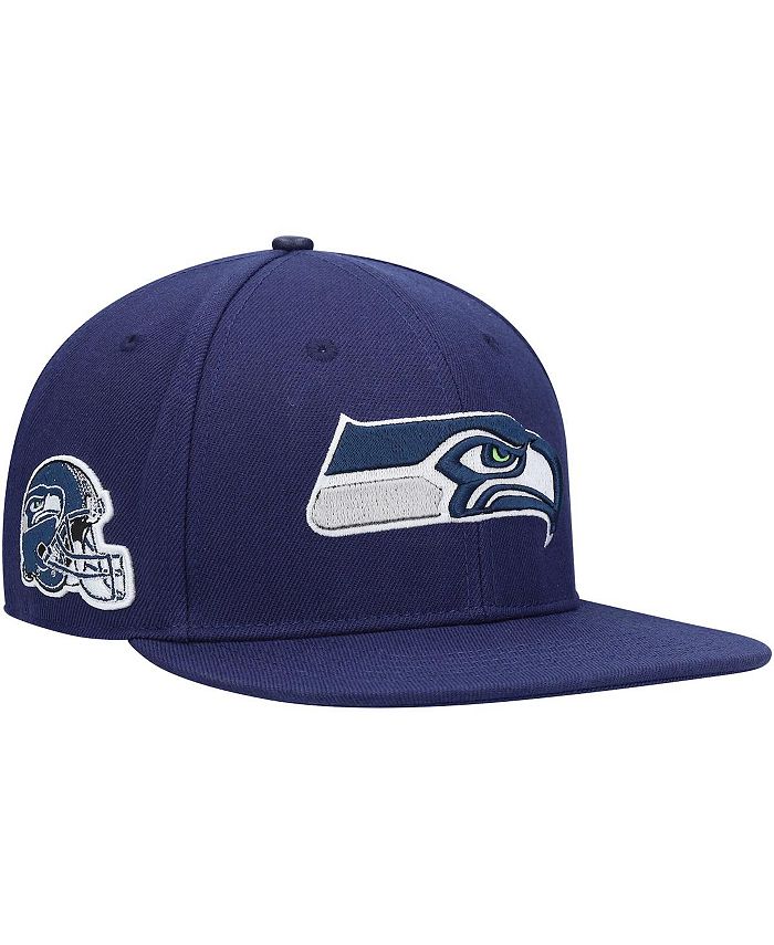 Pro Standard Men's College Navy Seattle Seahawks Logo II Snapback Hat ...