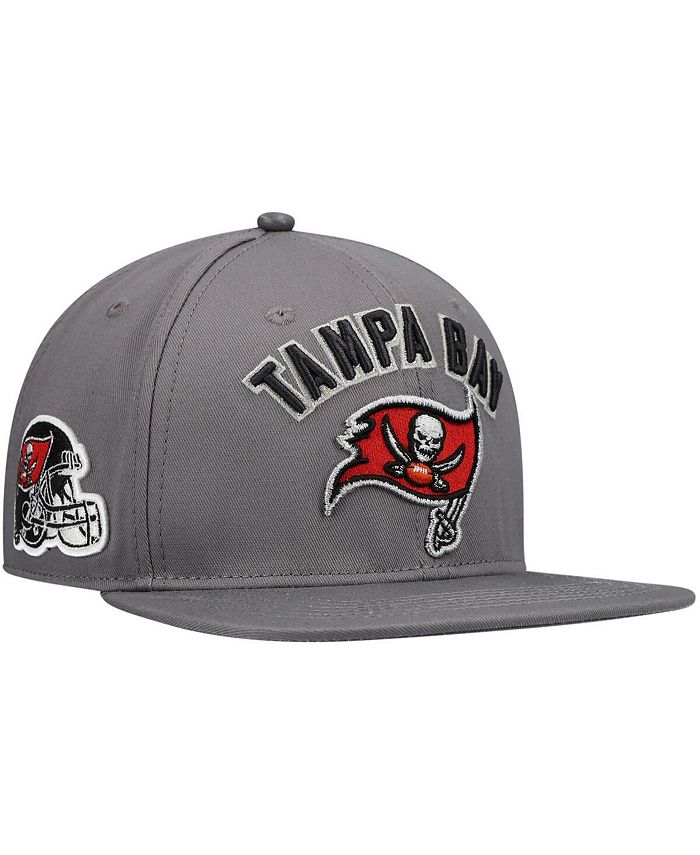 Pro Standard Men's Gray Tampa Bay Buccaneers Stacked Snapback Hat - Macy's
