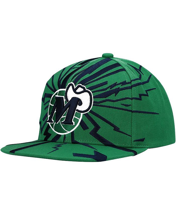 Mitchell & Ness Men's Green Dallas Mavericks Hardwood Classics ...