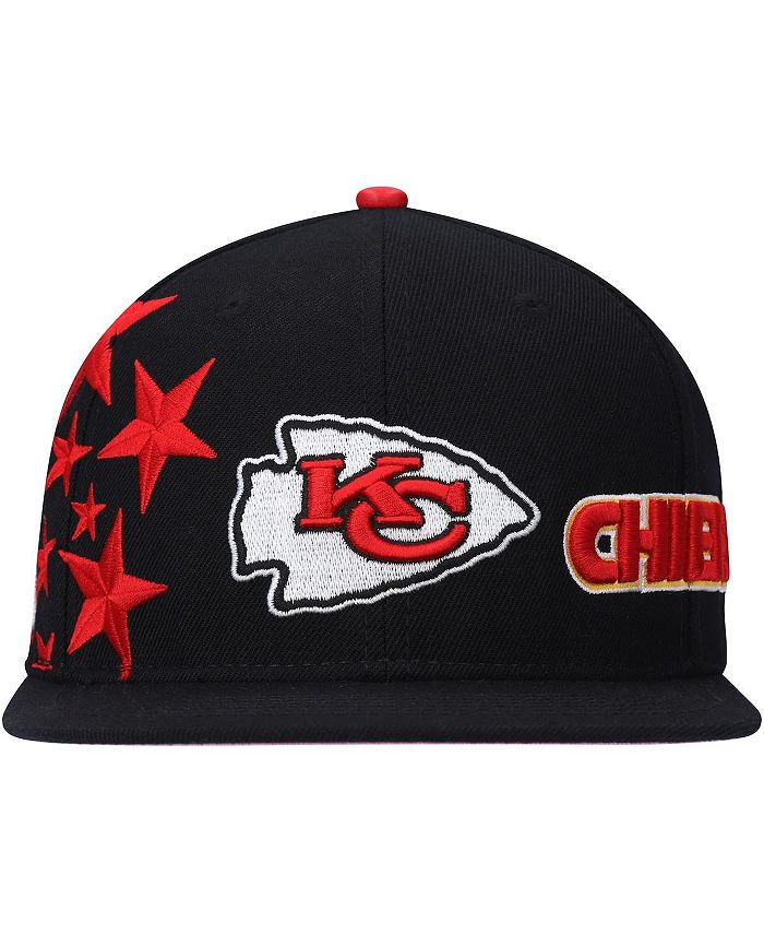 Pro Standard Men's Black, Pink Kansas City Chiefs Stars Snapback Hat ...