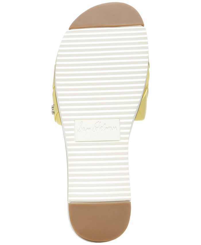 Sam Edelman Women's Adaley Woven Platform Sport Slides & Reviews ...