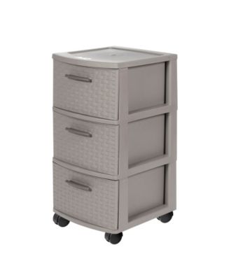 Infinity 3-Drawer Rolling Storage Cart - Macy's