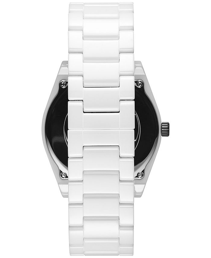 MVMT Element White Ceramic Bracelet Watch 43mm - Macy's