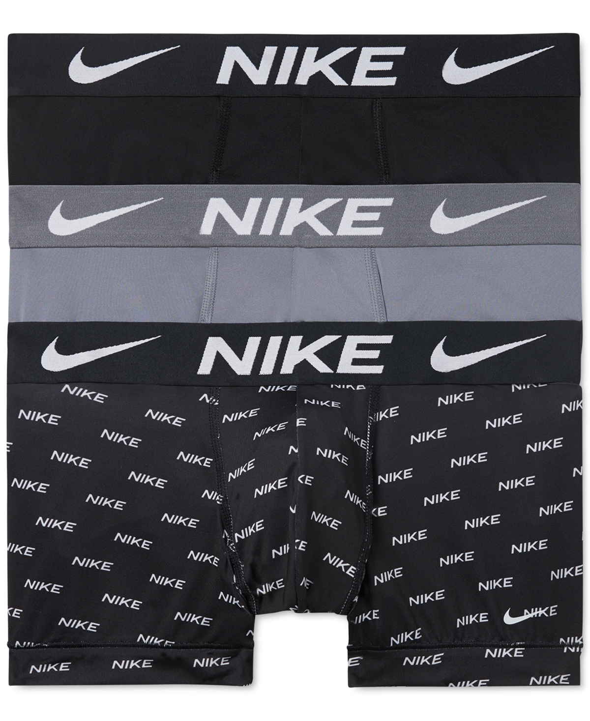 Click here for Nike Mens 3-Pack Dri-fit Essential Micro Trunk - B... prices