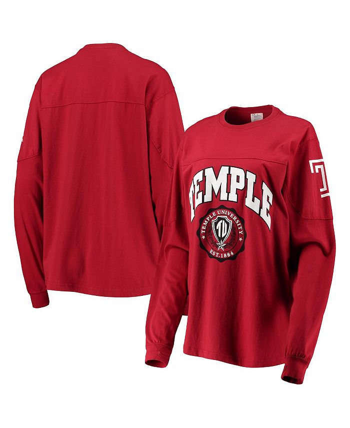 Pressbox Women's Cherry Temple Owls Edith Long Sleeve T-shirt & Reviews ...