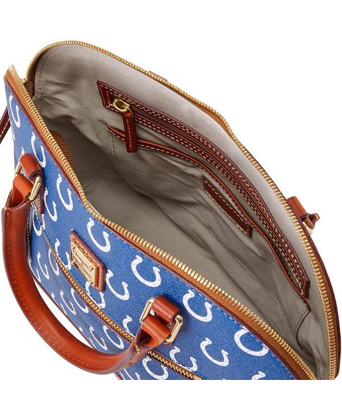 Dooney & Bourke Women's Indianapolis Colts Signature Domed Zip Satchel ...