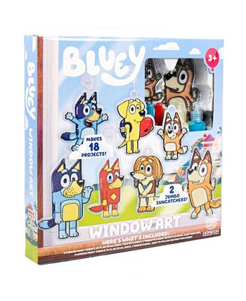 Bluey Window Art Set, 27 Pieces & Reviews - All Toys - Macy's
