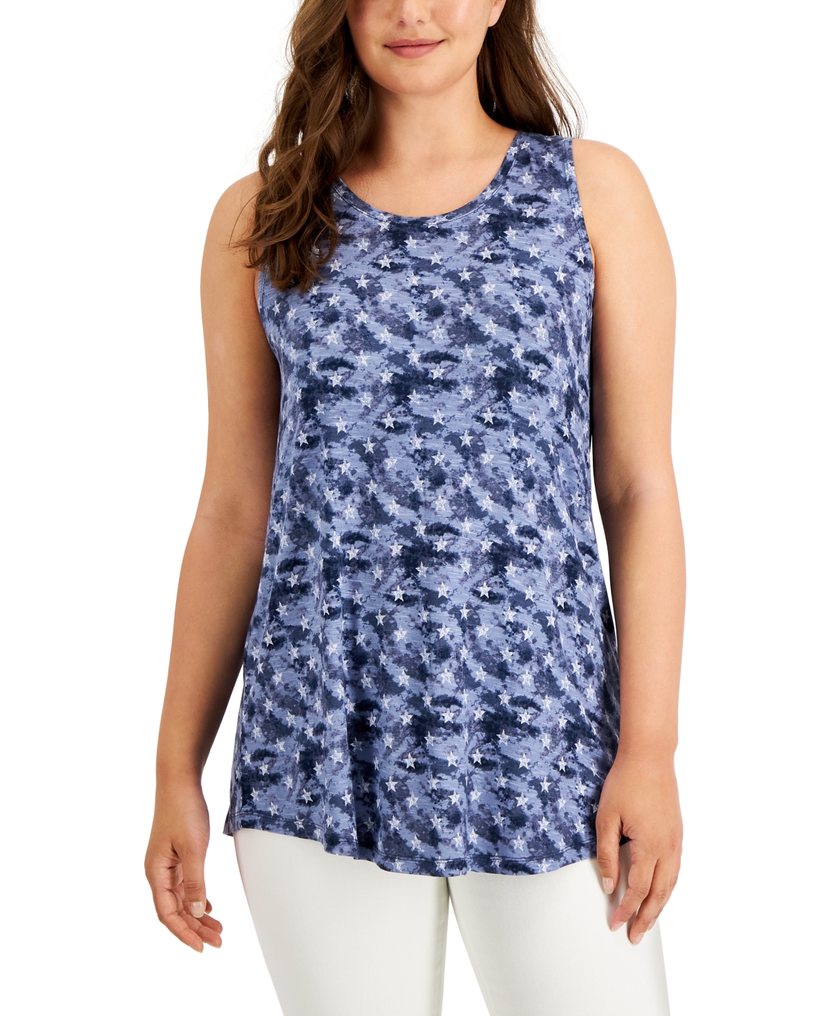 Style & Co Petite Swing Tank Top, Created for Macy's - Macy's