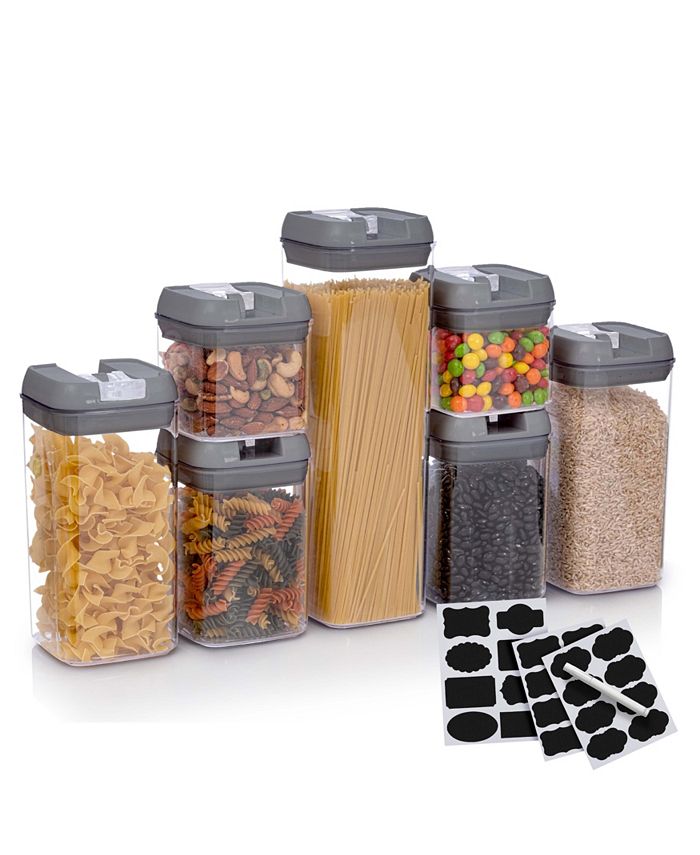 Cheer Collection Food Storage Container, Set of 7 - Macy's