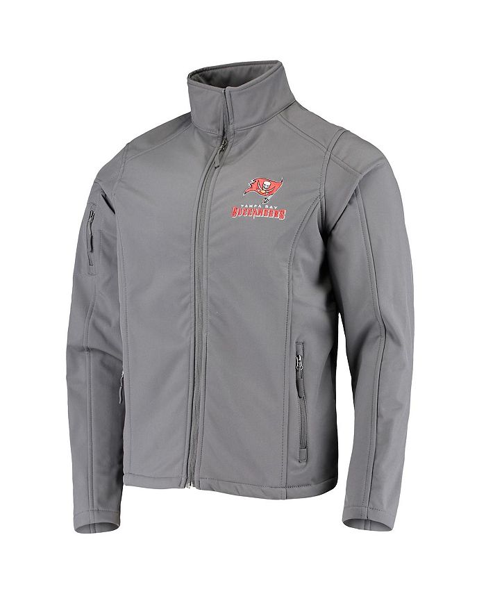 Dunbrooke Men's Pewter Tampa Bay Buccaneers Sonoma Softshell Full-Zip ...
