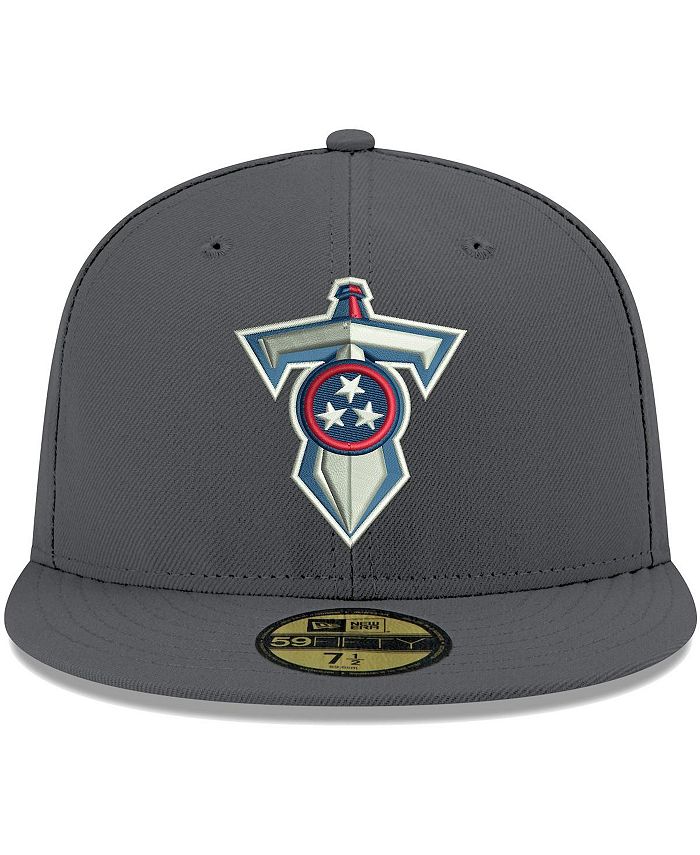 New Era Men's Graphite Tennessee Titans Alternate Logo Storm Ii 59Fifty ...