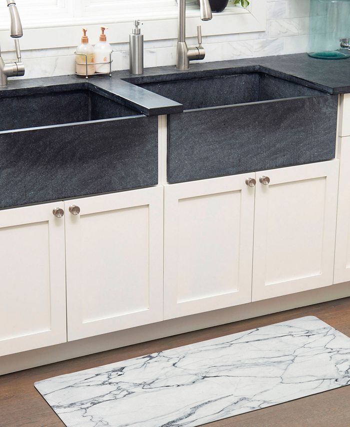 Global Rug Designs Cheerful Ways Marble 1'6" x 4'7" Runner Area Rug ...