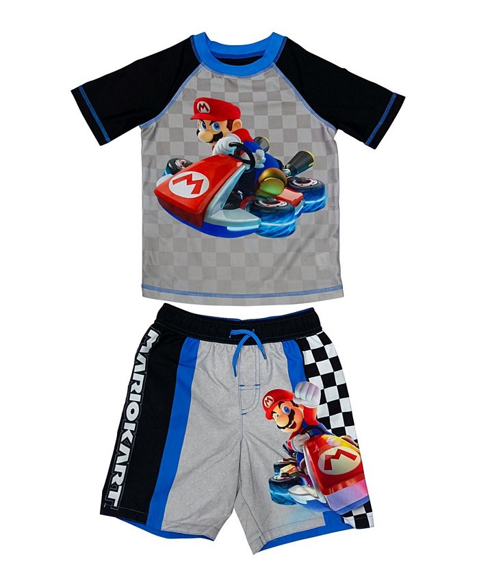 Dreamwave Little Mario Swimsuit, 2 Piece Set - Macy's