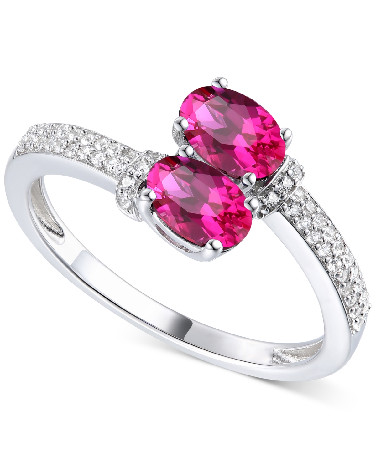 Click here for Lab-Grown Sapphire (1 ct. t.w.) & Lab-Grown White... prices