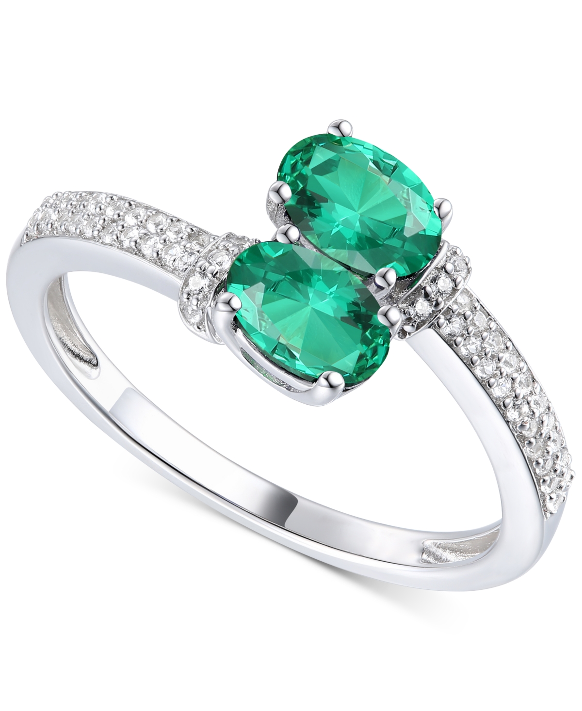 Click here for Lab-Grown Sapphire (1 ct. t.w.) & Lab-Grown White... prices