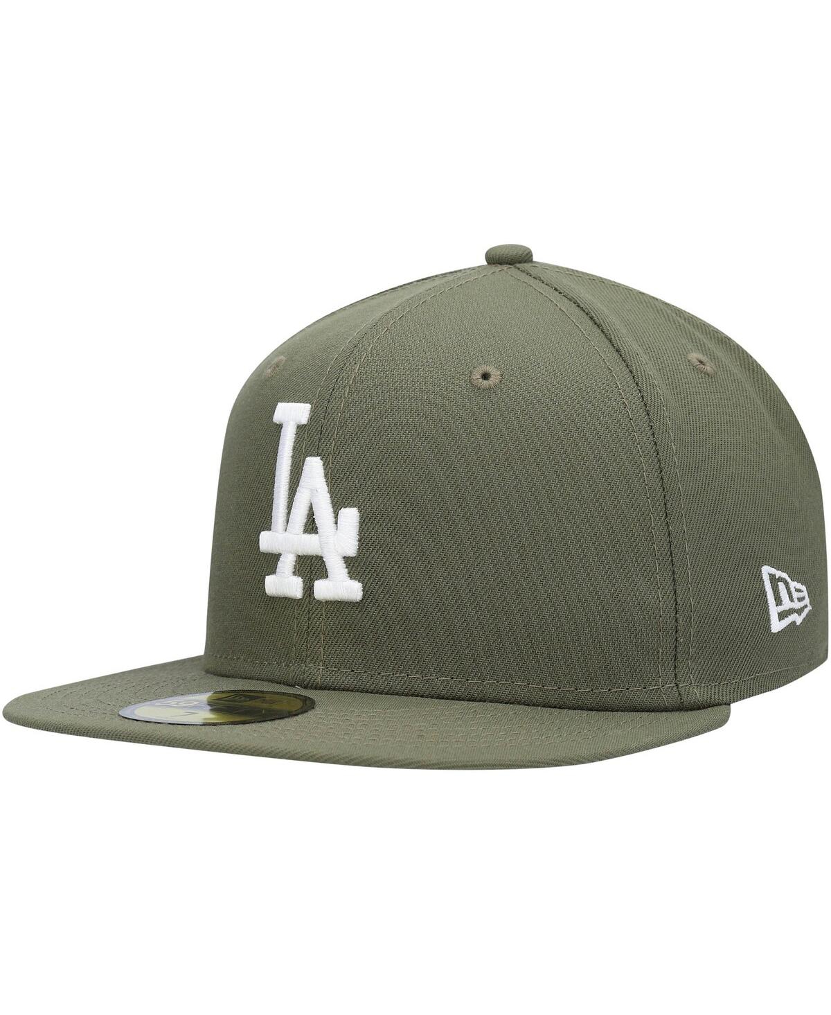 Click here for Mens New Era Olive Los Angeles Dodgers Logo White... prices