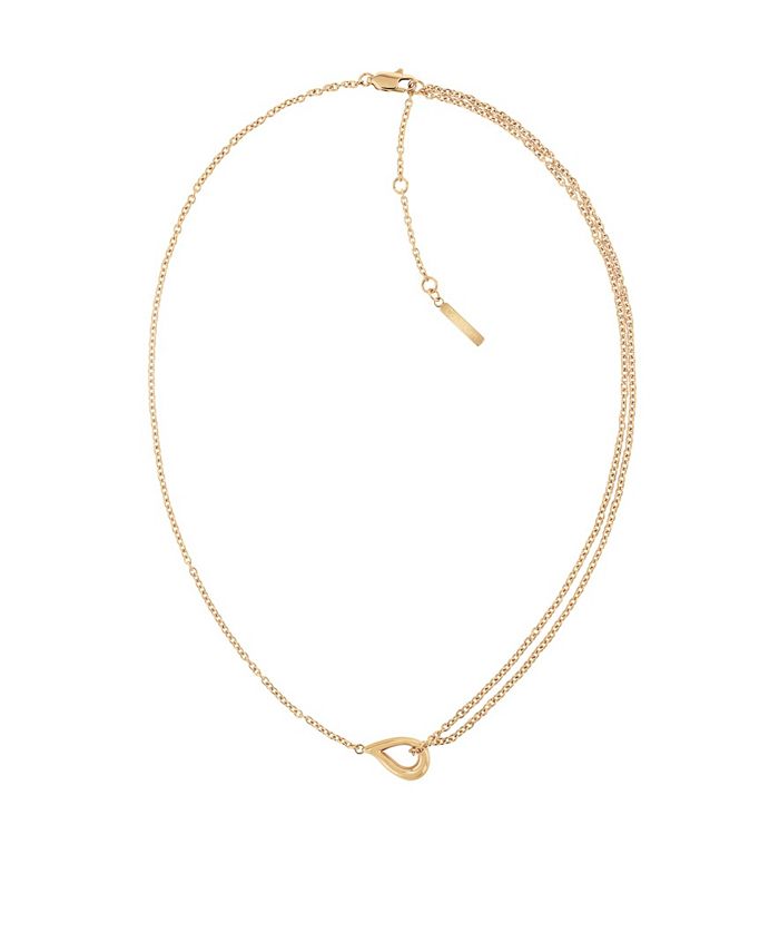 Calvin Klein Women's Gold-Tone Necklace - Macy's