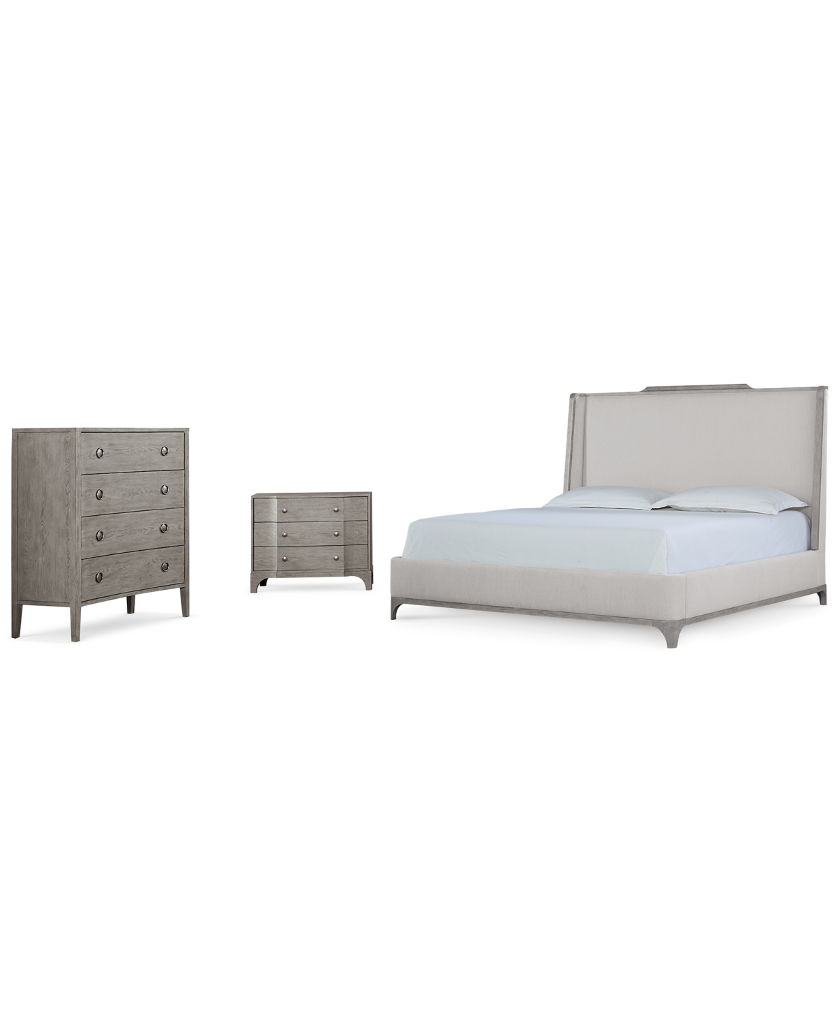 Click here for Albion 3-pc. Bedroom Set (King Bed  Chest  Nightst... prices