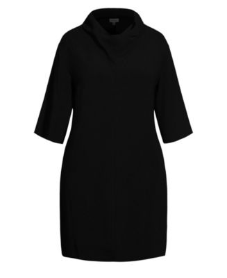 City Chic Trendy Plus Size Refinity Cowl Dress - Macy's