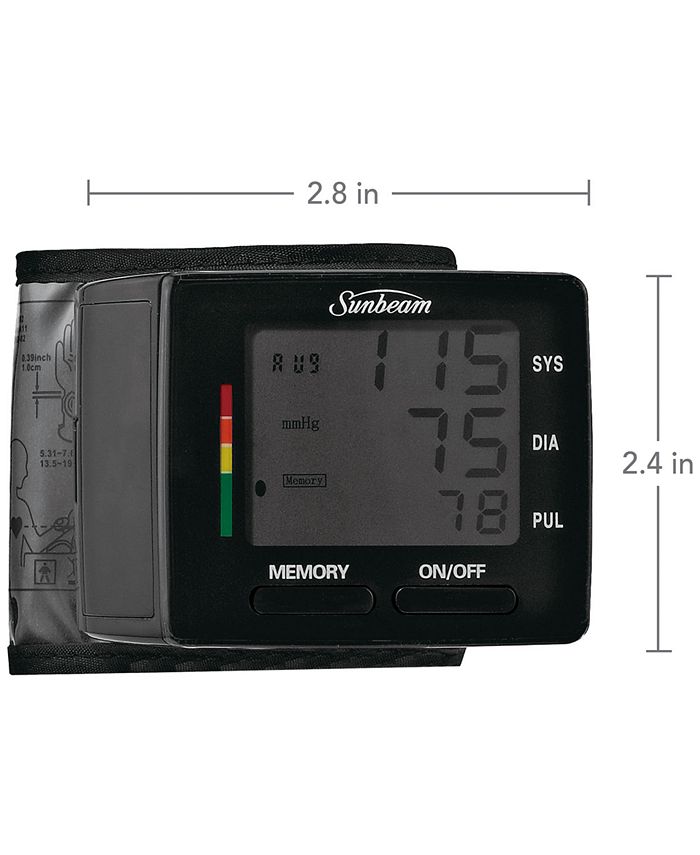 Sunbeam 16981 Wrist Blood Pressure Monitor - Macy's