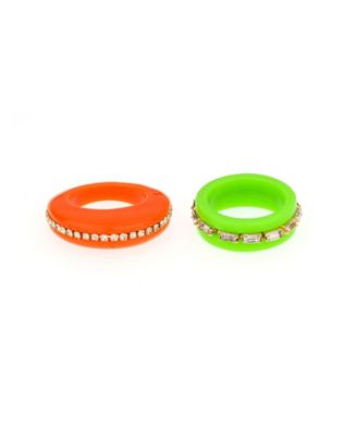ETTIKA Ring Set with Crystals - Macy's