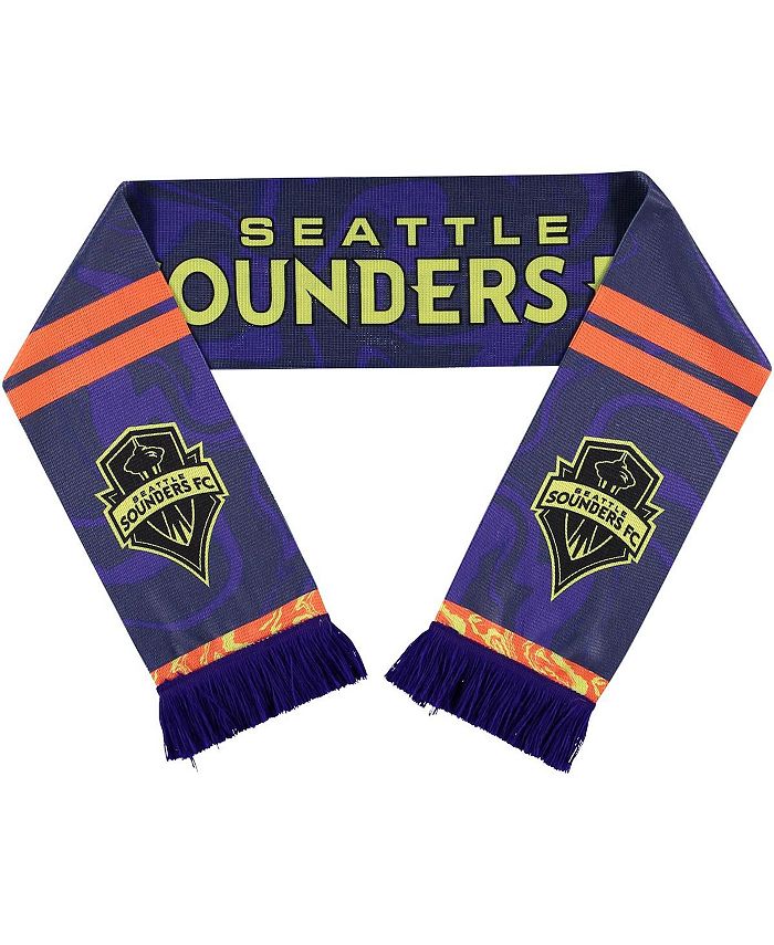 Ruffneck Scarves Purple Seattle Sounders FC Jersey Unisex Hook Scarf ...