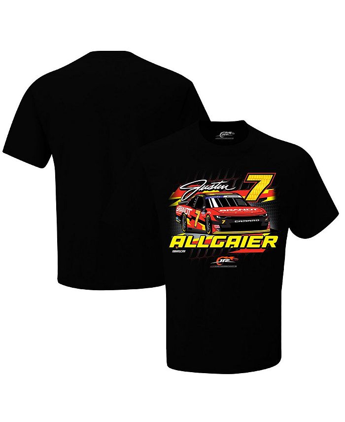 JR Motorsports Official Team Apparel Men's Black Justin Allgaier ...