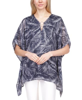 Michael Kors Petite Embellished Poncho Top Macy s