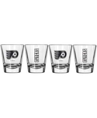 Philadelphia Flyers 2 oz Four-Piece Shot Glass Set - Macy's