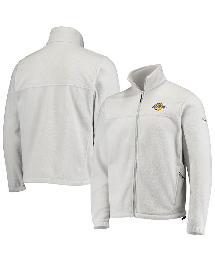 Columbia Men's Los Angeles Lakers Gray Flanker Full-Zip Jacket - Macy's