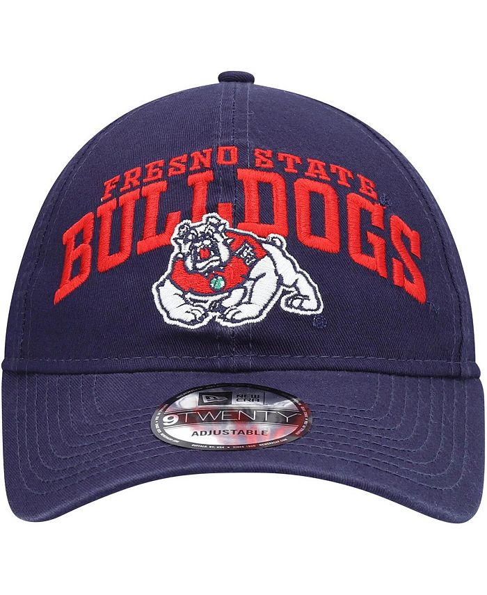 New Era Men's Navy Fresno State Bulldogs Team Arch Over Logo 9Twenty ...