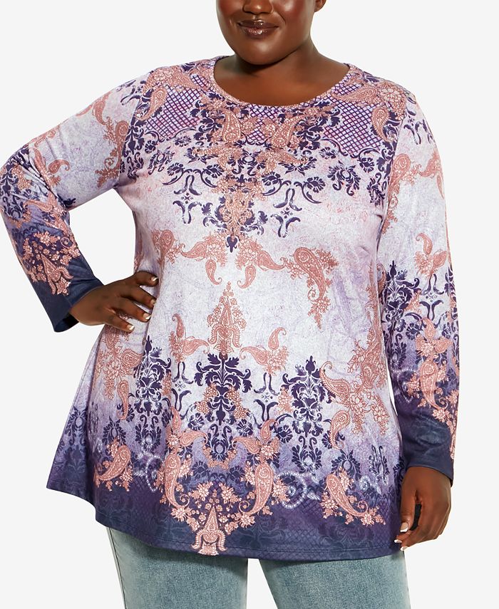 AVENUE Plus Size Callie Top - Macy's