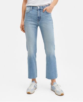 MANGO Women's High-Waist Bootcut Jeans - Macy's