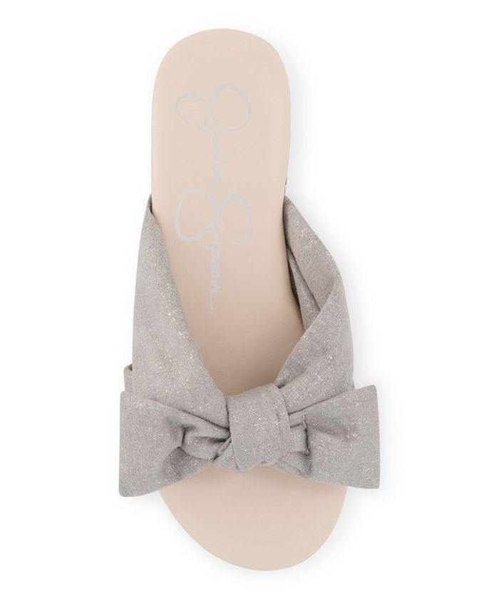 Jessica Simpson Little Girls Flat Bow Sandal - Macy's